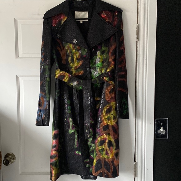RACHEL Rachel Roy | Jackets & Coats | Rachel By Rachel Roy Graffiti ...